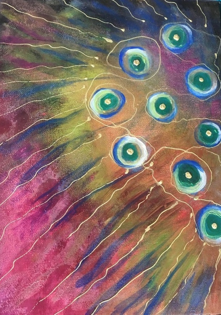 THE DECORATION OF PRIDE acrylic painting on canvas-original – ART ...